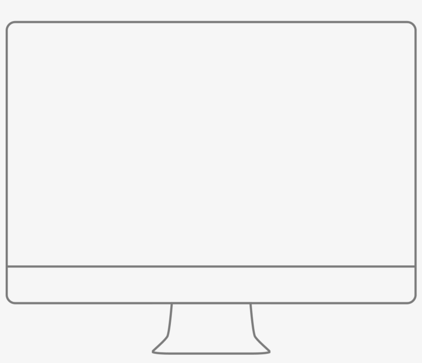 Imac Background - Imac Outline - 1687x1374 PNG Download - PNGkit