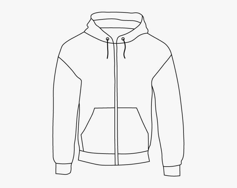 Full Zip Hoodie Template