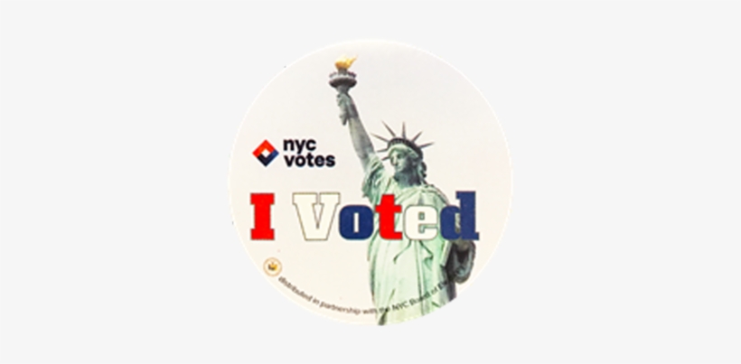 Nyc Opens Design Competition On 'i Voted' Stickers - Statue Of Liberty ...