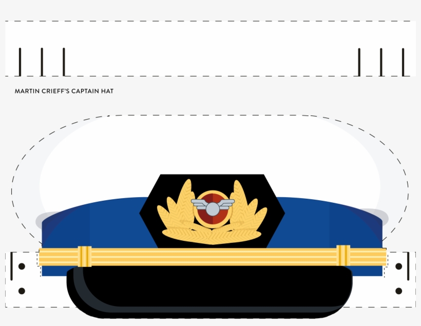 Paper Captain Hat - 2200x1700 PNG Download - PNGkit