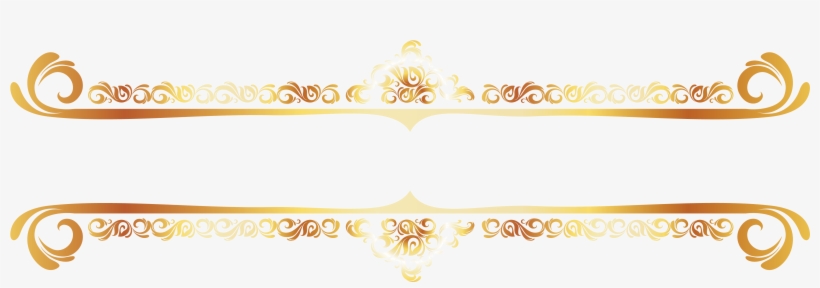Download Transparent Brand Yellow Pattern Continental - Gold Border ...