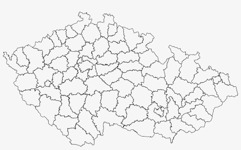 Open - Districts Of Czech Republic Map Svg - 2000x1150 PNG Download ...