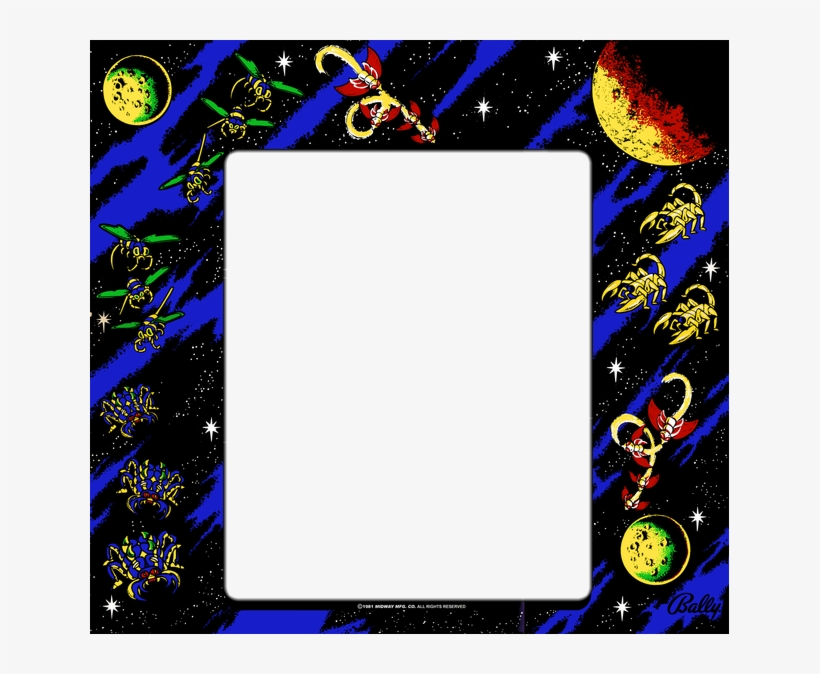 Download Transparent Galaga Bezel - Namco Pac-man And Galaga Dimensions ...