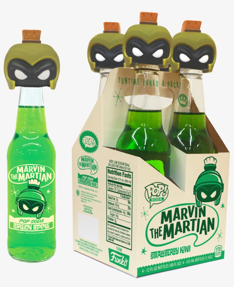 Marvin The Martian Pop Soda 4-pack - Funko Pop Soda - 1583x2110 PNG ...