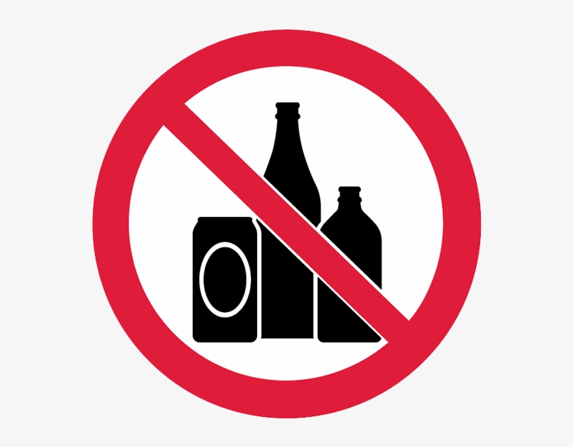 Brady Prohibition Pictograms Go - No To Alcoholic Drinks - 800x800 PNG ...