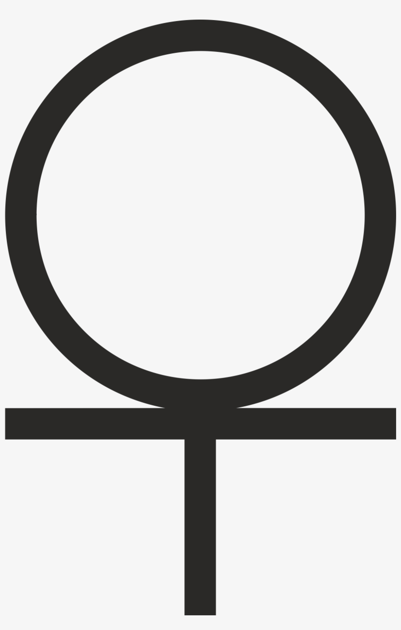 Circle Cross Symbol Clipart - Circle With A Cross Below - 586x900 PNG ...