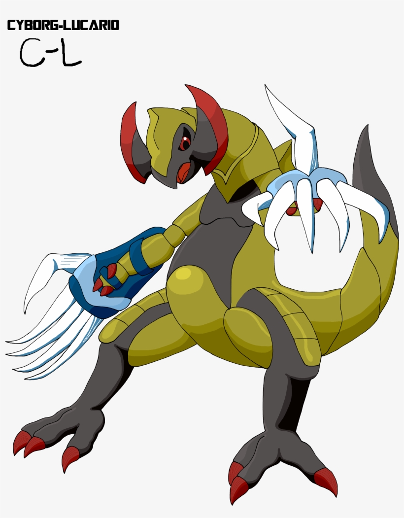 [com] Haxorus Dragoon Arms - Cyborg Pokemon - 3006x3968 PNG Download ...
