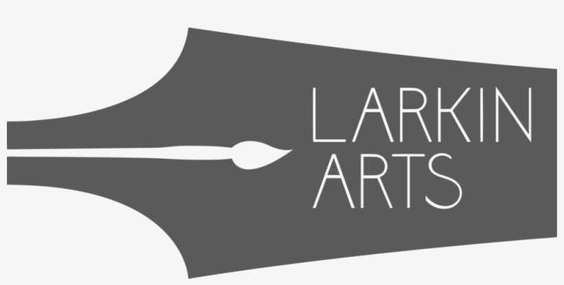 Larkin Arts Logo Grey Format=1000w - 1000x458 PNG Download - PNGkit