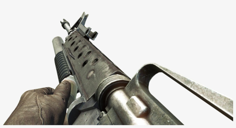Download Transparent Call Of Duty 4 M16 Png - Black Ops 1 M16 Grenade ...