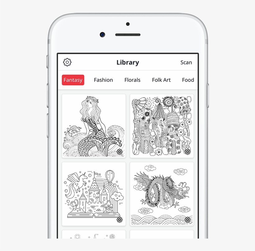 2000 Handcrafted Coloring Illustrations - Recolour Templates - 785x740 ...