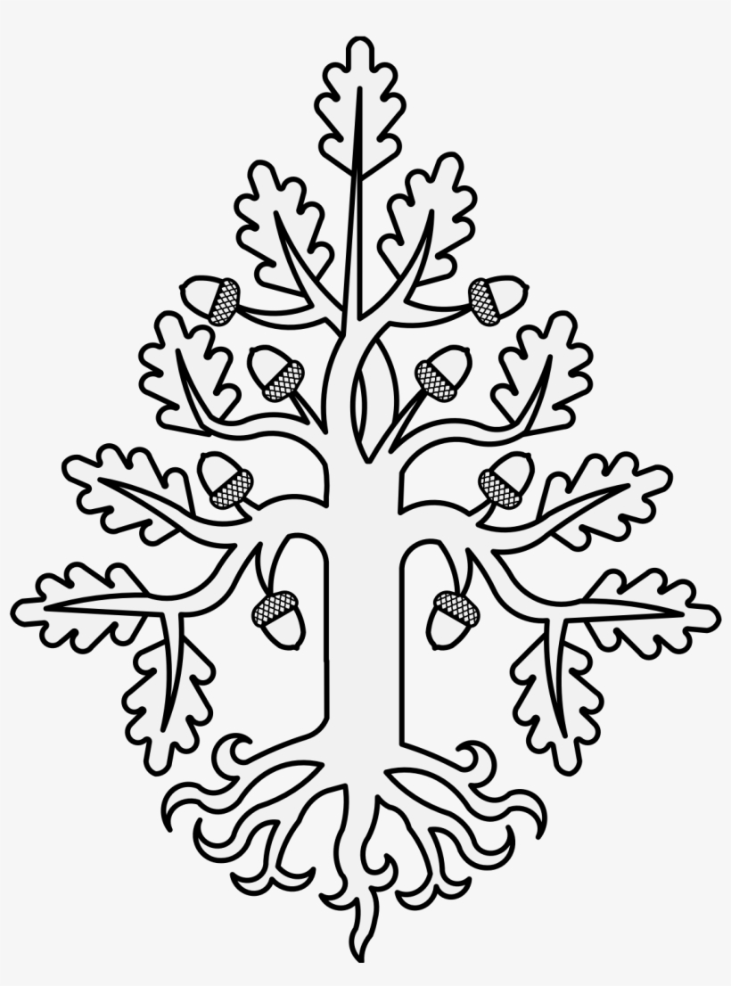 Download Transparent Details, Png - Oak Tree Heraldry - PNGkit
