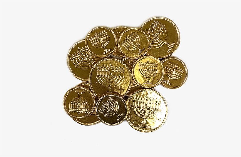 Milk Chocolate Chanukah Gelt - Chanukah Gelt - 500x500 PNG Download ...