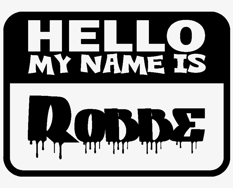 Download Transparent Sticker Personnalisable Hello My Name Is Stickers ...
