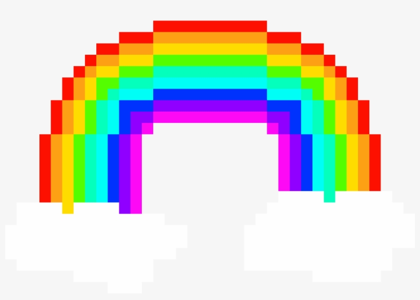 Rainbow - 8 Bit Planet Png - 3180x2280 PNG Download - PNGkit