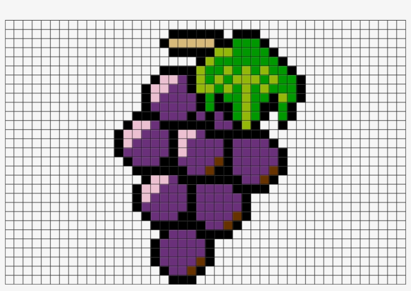 8 Bit Grapes - 880x581 PNG Download - PNGkit