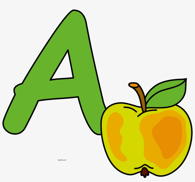 A Is For Apple Clipart Png - Clip Art - 6006x5324 PNG Download - PNGkit