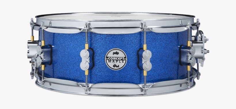 Pdp Drum - Blue Sparkle - Maple 5 - 5x14 Snare Specialty - Pdp Black ...