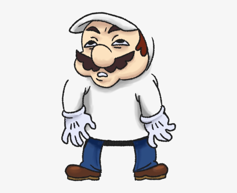 Mario You Ok Buddy I Included A Blank One - Cartoon - 1000x1000 PNG ...