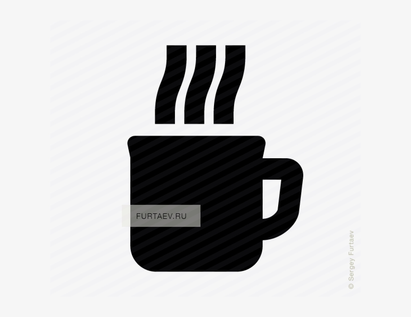 Vector Icon Of Mug With Hot Beverage - Stock Illustration - 620x553 PNG ...