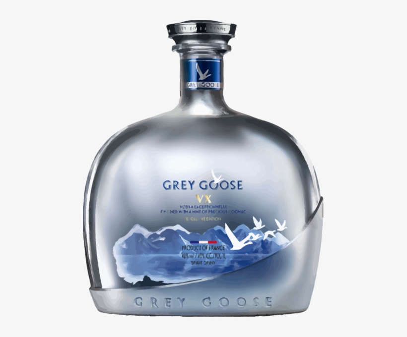 Grey Goose Vx 750ml - Grey Goose Vx - 485x600 PNG Download - PNGkit
