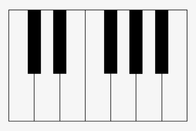1 - Piano Keys Clipart - 749x469 PNG Download - PNGkit