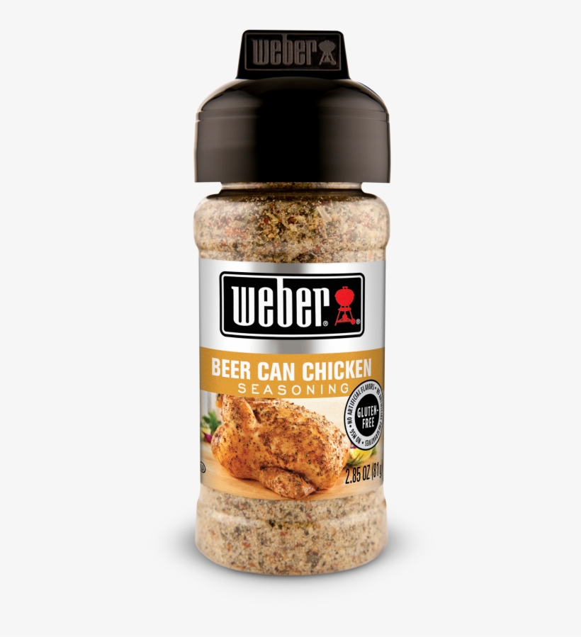 Download Transparent Beer Can Chicken Seasoning - Weber Beer Can ...