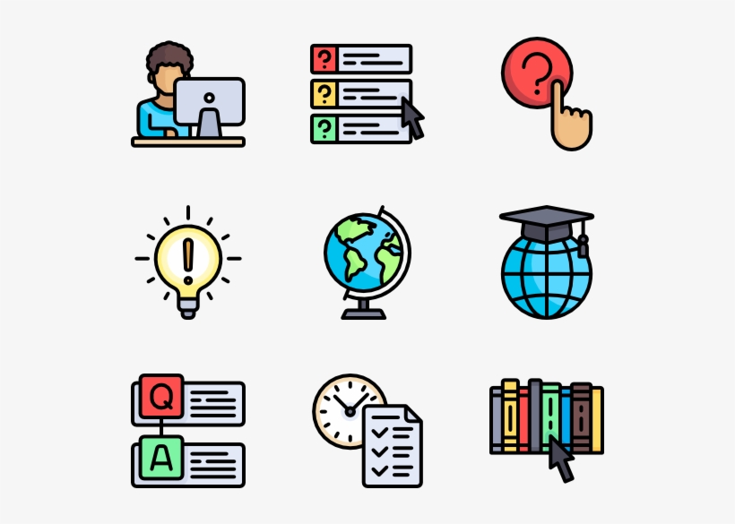 E-learning 100 Icons - E Learning Icons Free - 600x564 PNG Download ...