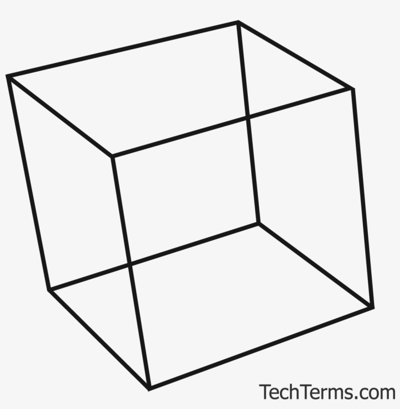 Drawn Cube Wireframe - Table - 1200x1200 PNG Download - PNGkit