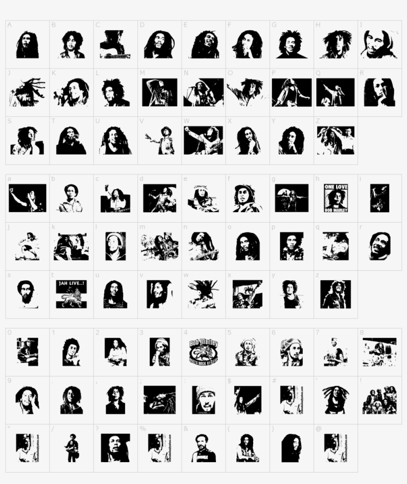 Bob Marley Font - Bob Marley Fonts - 1000x1150 PNG Download - PNGkit