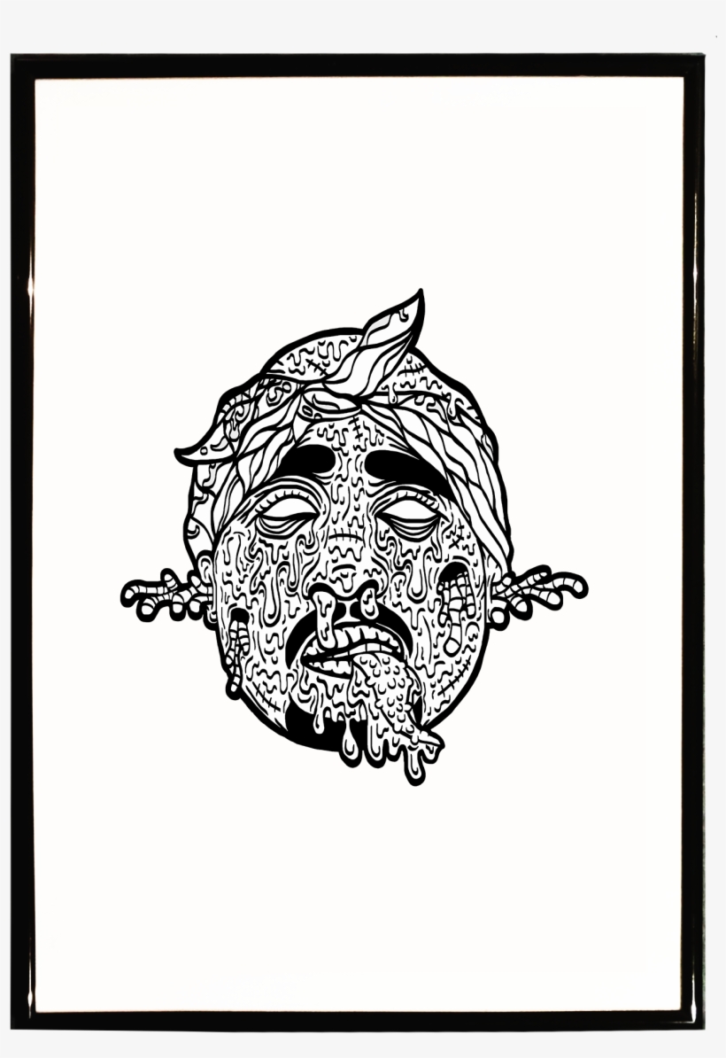 Download Transparent Black Label - Tupac Shakur - PNGkit