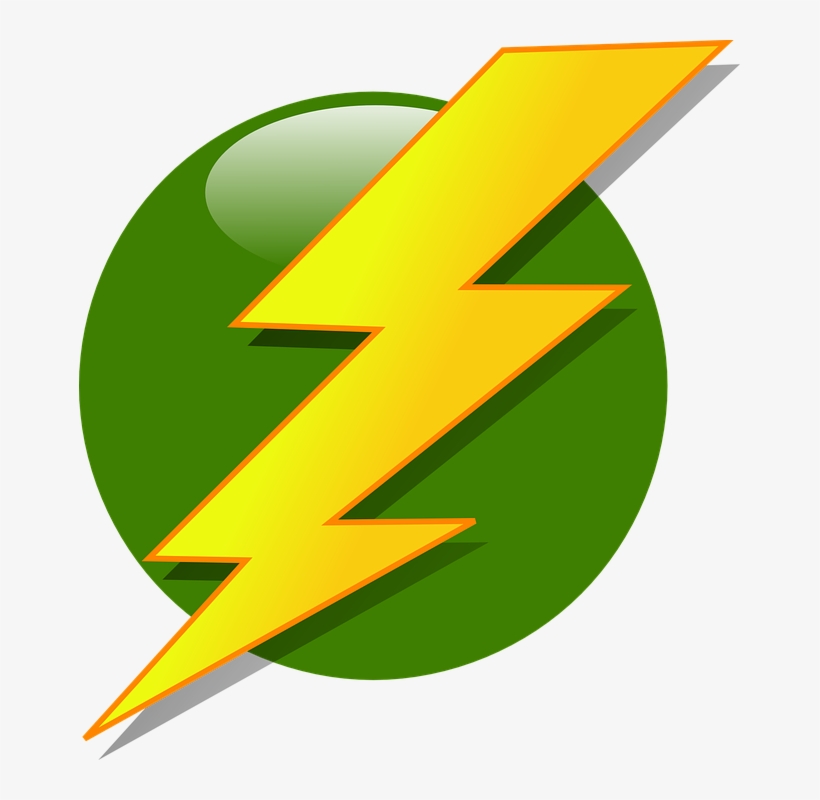 Download Transparent The Flash Symbol - Lightning Bolt Clipart - PNGkit