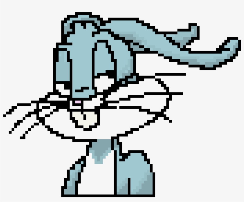 Bugs Bunny - Pixel Art - 1030x710 PNG Download - PNGkit