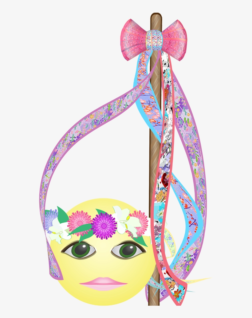 This May Day Emoticon And This Flower Crown Are Available ...