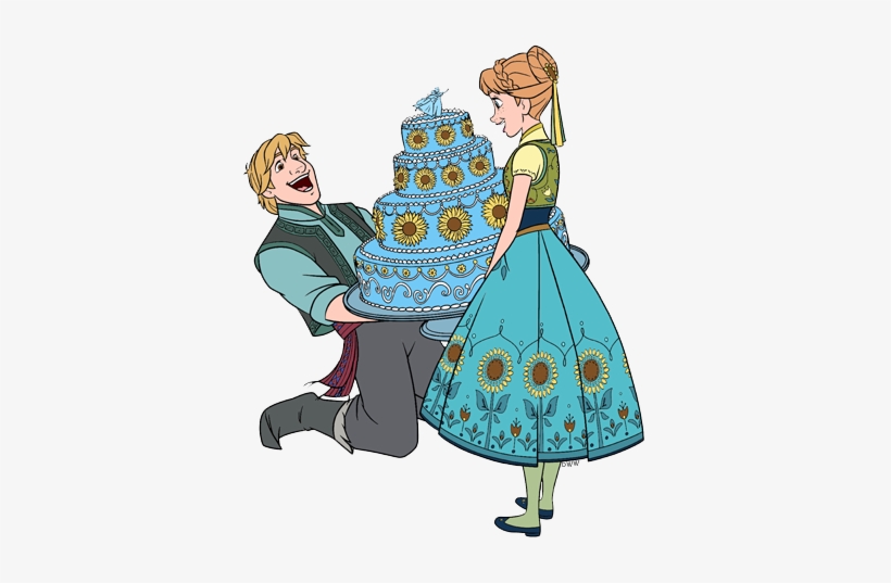 Snowgies Anna, Kristoff Birthday Cake Elsa - Frozen - 373x457 PNG ...
