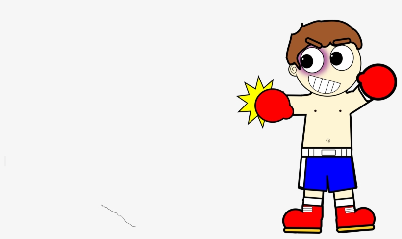 This Free Icons Png Design Of Cartoon Boxer Man - 2400x1310 PNG ...