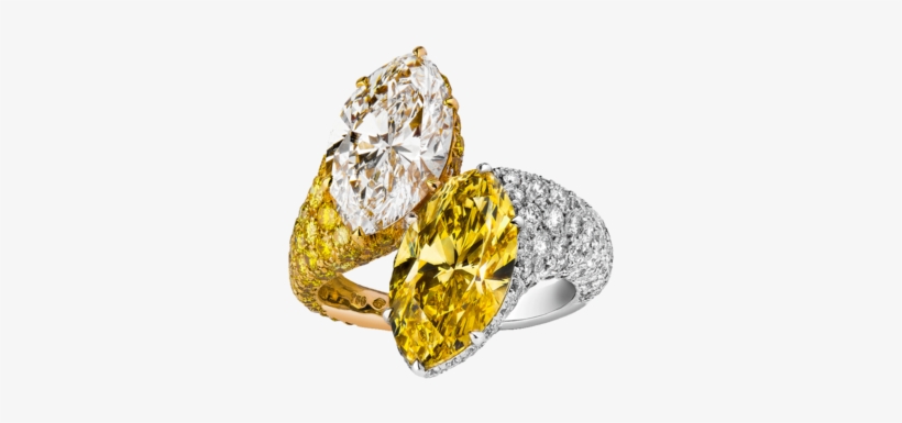 Toi Et Moi Fancy Ring 1 Yellow Diamond Min - Engagement Ring - 700x600 ...