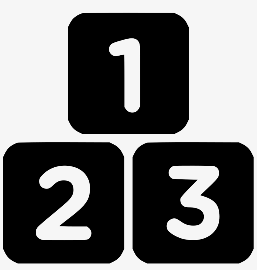 Blocks Comments - 123 Icon - 981x982 PNG Download - PNGkit