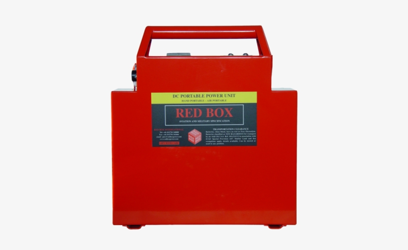 Red Box Dc Portable Power Unit Rb25 - Redbox - 399x425 PNG Download ...