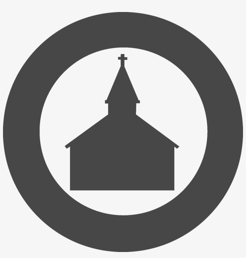 Foundationfocus Logos Gray Church - Icon - 1000x1000 PNG Download - PNGkit