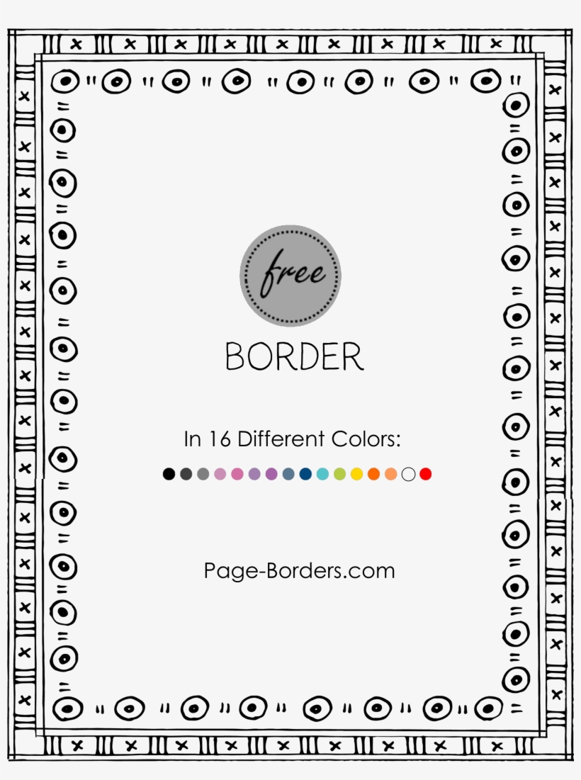 Doodle Border - Transparent Doodles Borders Png - 1700x2200 PNG ...