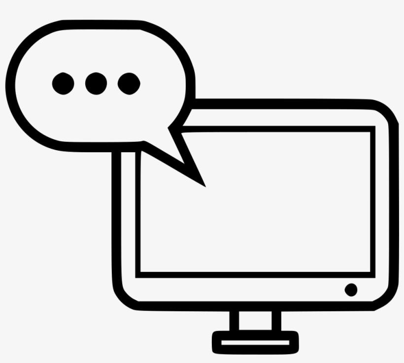Png File - Desktop Chat Icon - 981x834 PNG Download - PNGkit
