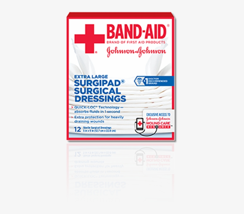 Band-aid® Brand Of First Aid Products Surgipad® Surgical - Band Aid Non ...