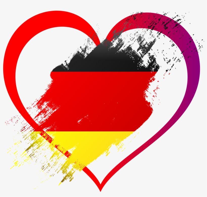 Germany, Flag, Heart, Love, Germany, Nation - 'heart Germany' Graphic ...