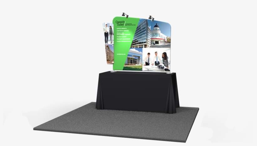Download Transparent Elevated Displays That Top - Booth Display Table ...