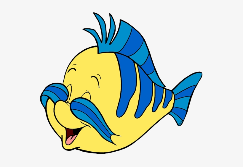 Flounder Jumping Flounder Playing Hide And Seek - Flounder - 554x485 ...