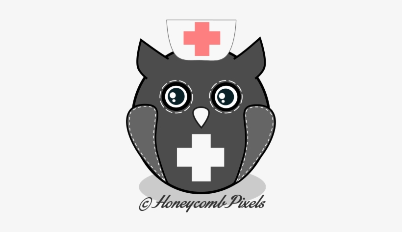 Owls Dentist, Nurse, Radiologist - Owl Nurse Png - 306x393 PNG Download ...