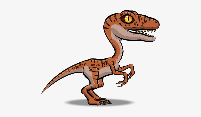 Raptor - Velociraptor Cartoon - 600x500 PNG Download - PNGkit