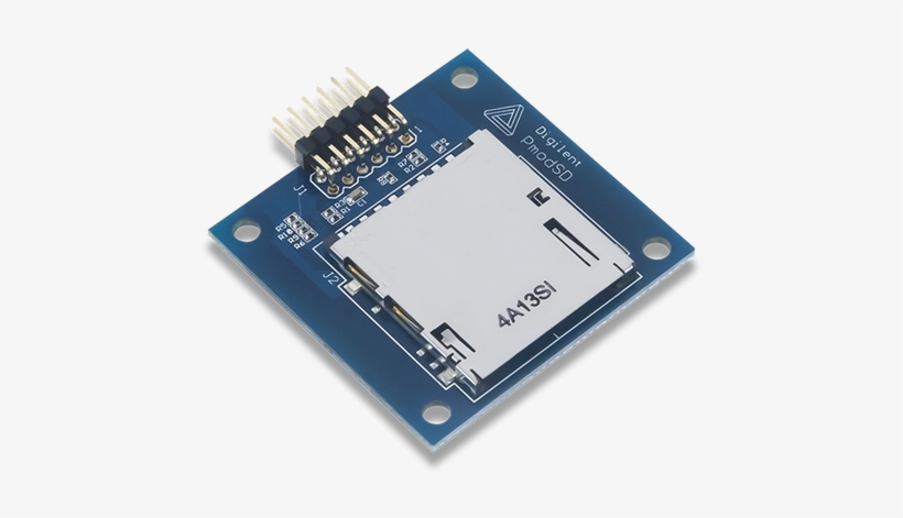 Full-sized Sd Card Slot Product Image - Pmod Sd: Full-sized Sd ...