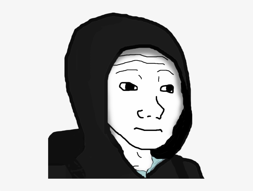10468668 - Wojak In Hoodie - 507x540 PNG Download - PNGkit