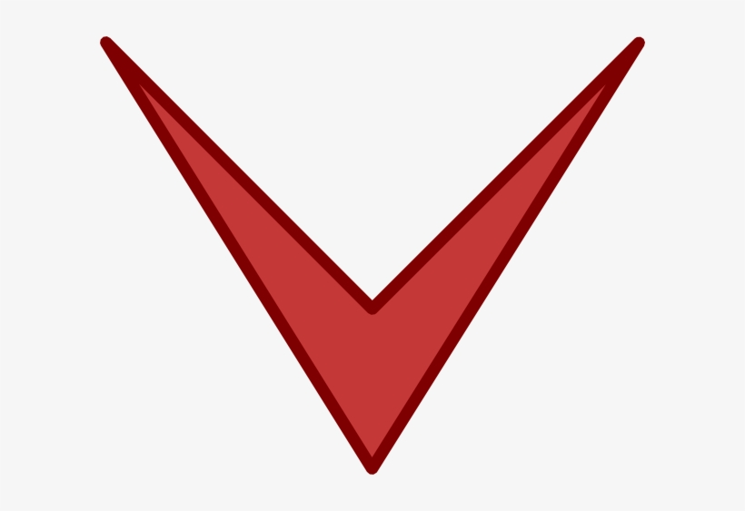 Red Arrow Down Clip Art - Arrow Down Vector - 600x483 PNG Download - PNGkit